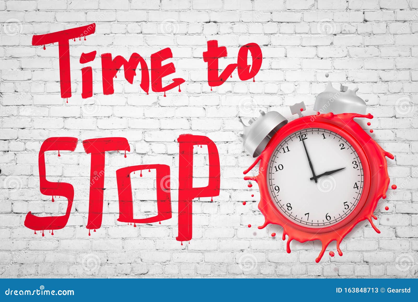 Red Brick Stop Caution Warning Alert Sign Vector Illustration, Isolated ...