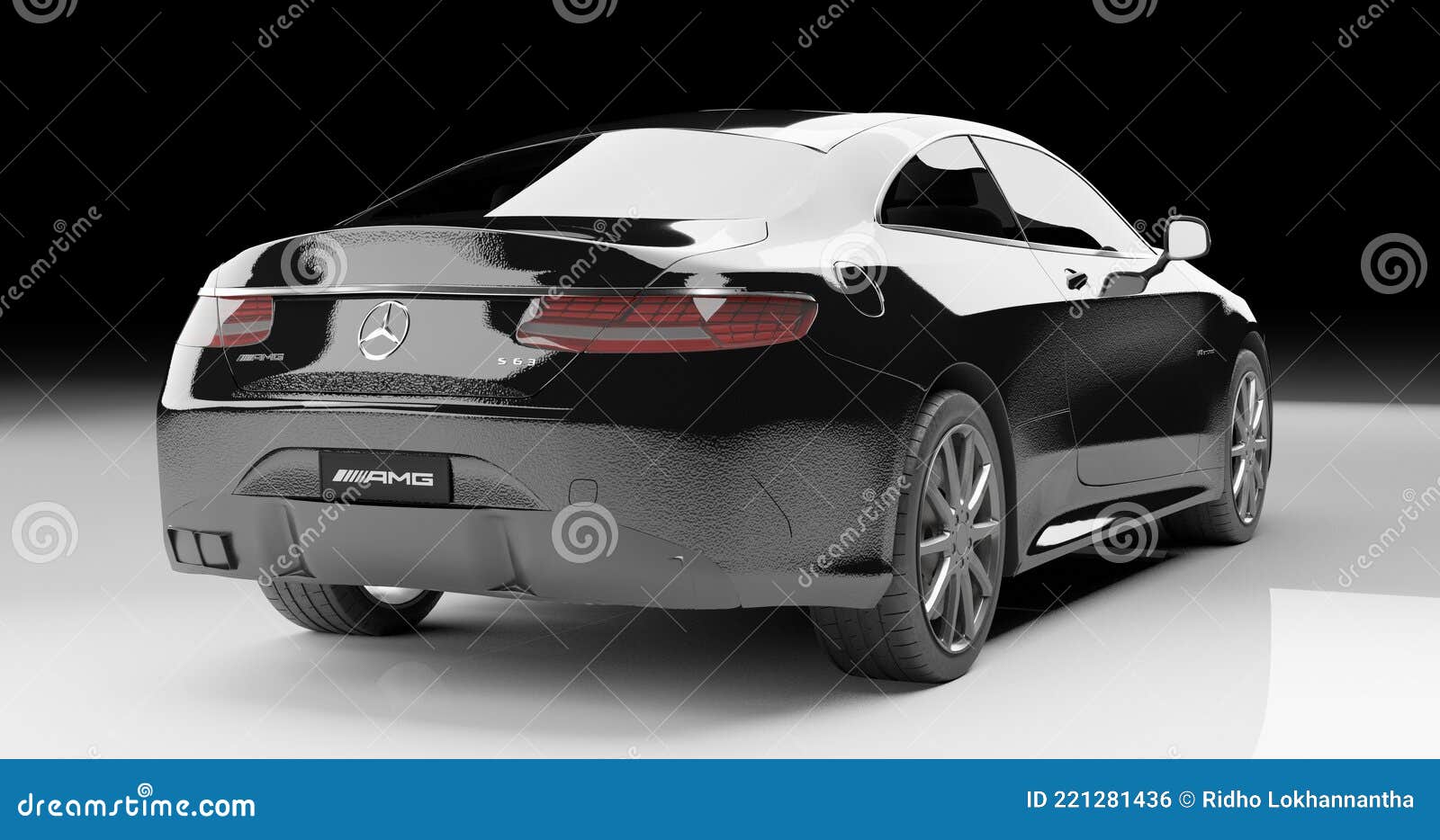 The Backside of Mercedes Benz S63 Editorial Photo - Illustration of ...