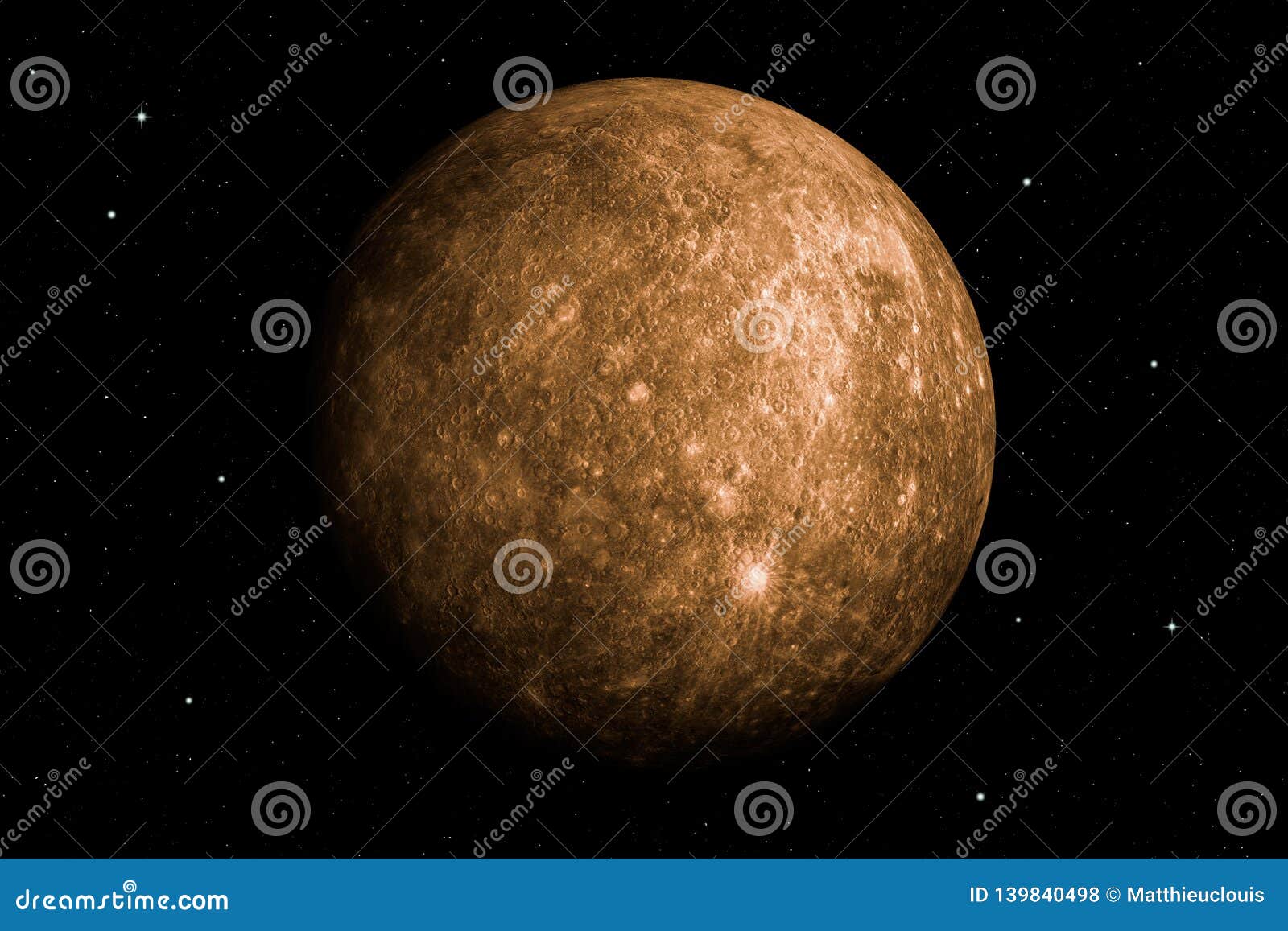 Planet Mercury Texture
