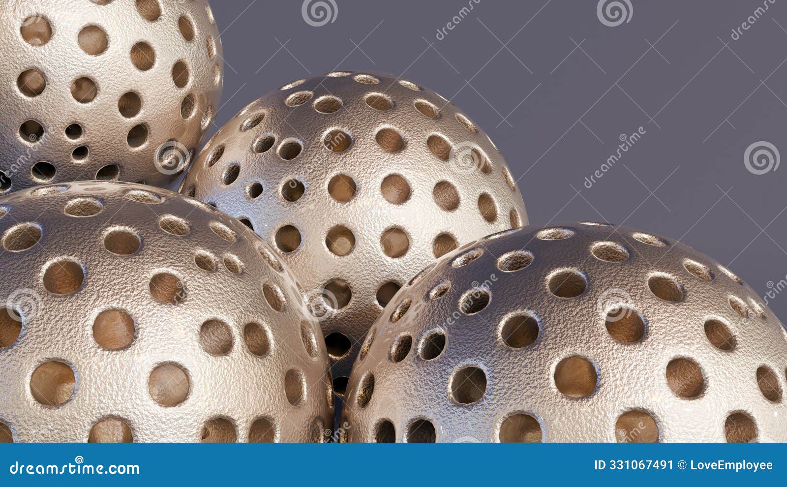 A 3d Rendering of Mesoporous Ceramic Silica Nanoparticles Stock ...