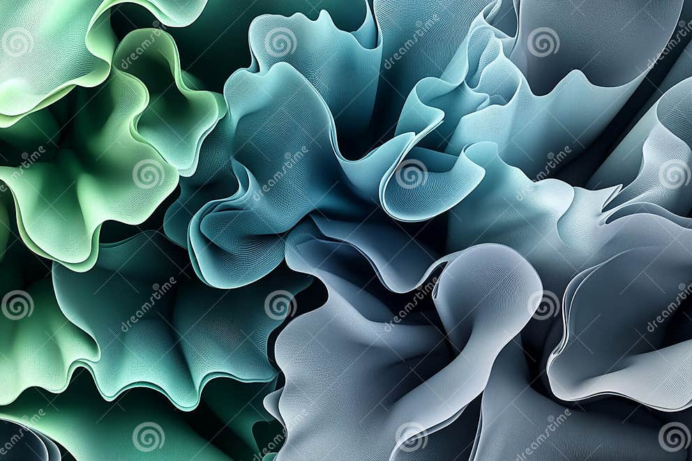 3D Rendering of Messy String Geometrical Patterns for Graphic Design ...