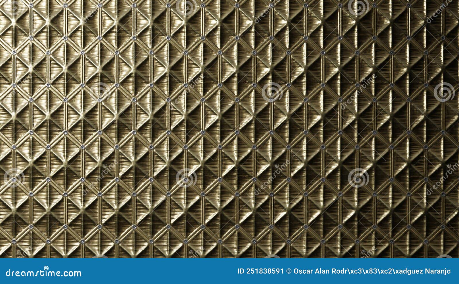 3D Rendering. Metallic Gold Plaid Pattern. Gold Decorative Background ...
