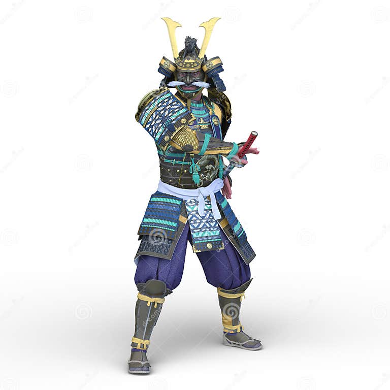 3D Rendering of a Military Commander Stock Illustration - Illustration ...