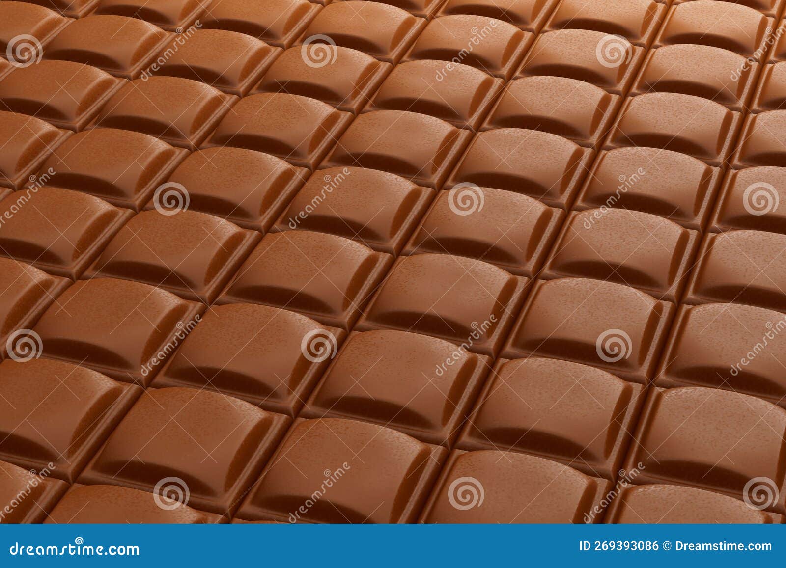 3D Rendering of a Milk Chocolate Background Stock Illustration ...
