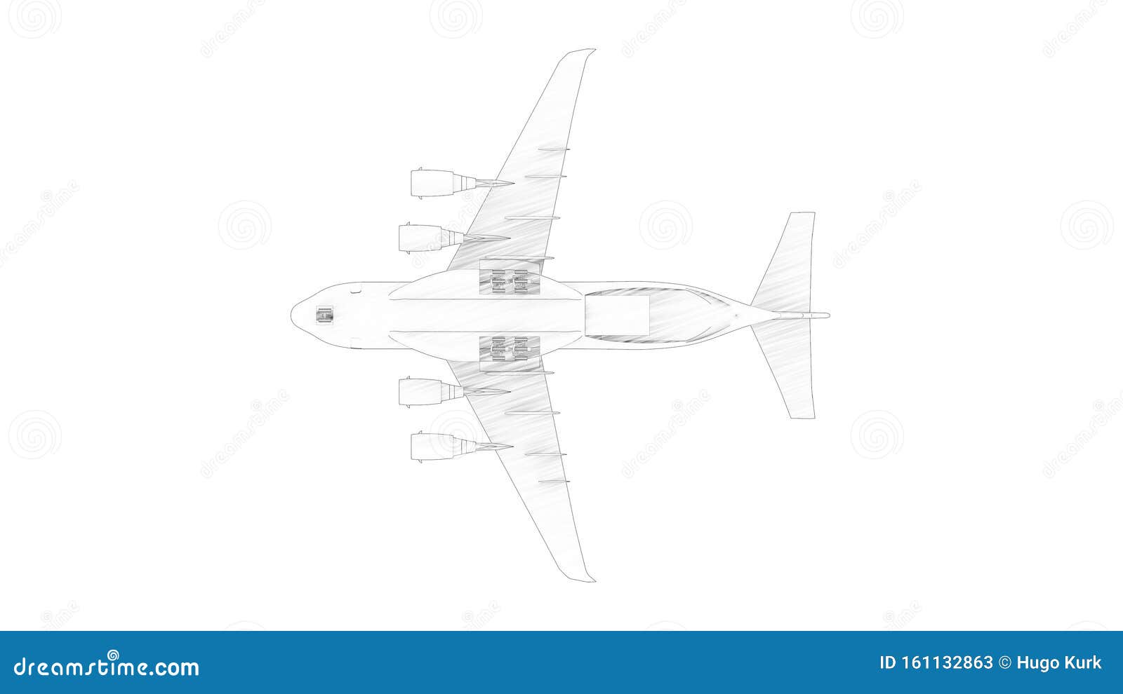 3d Rendering Of A Millatary Cargo Plane Isolated In White Background ...