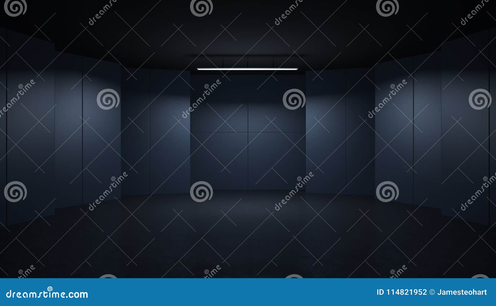 3D Rendering Minimalist and Modern Design Studio Room Space Background ...