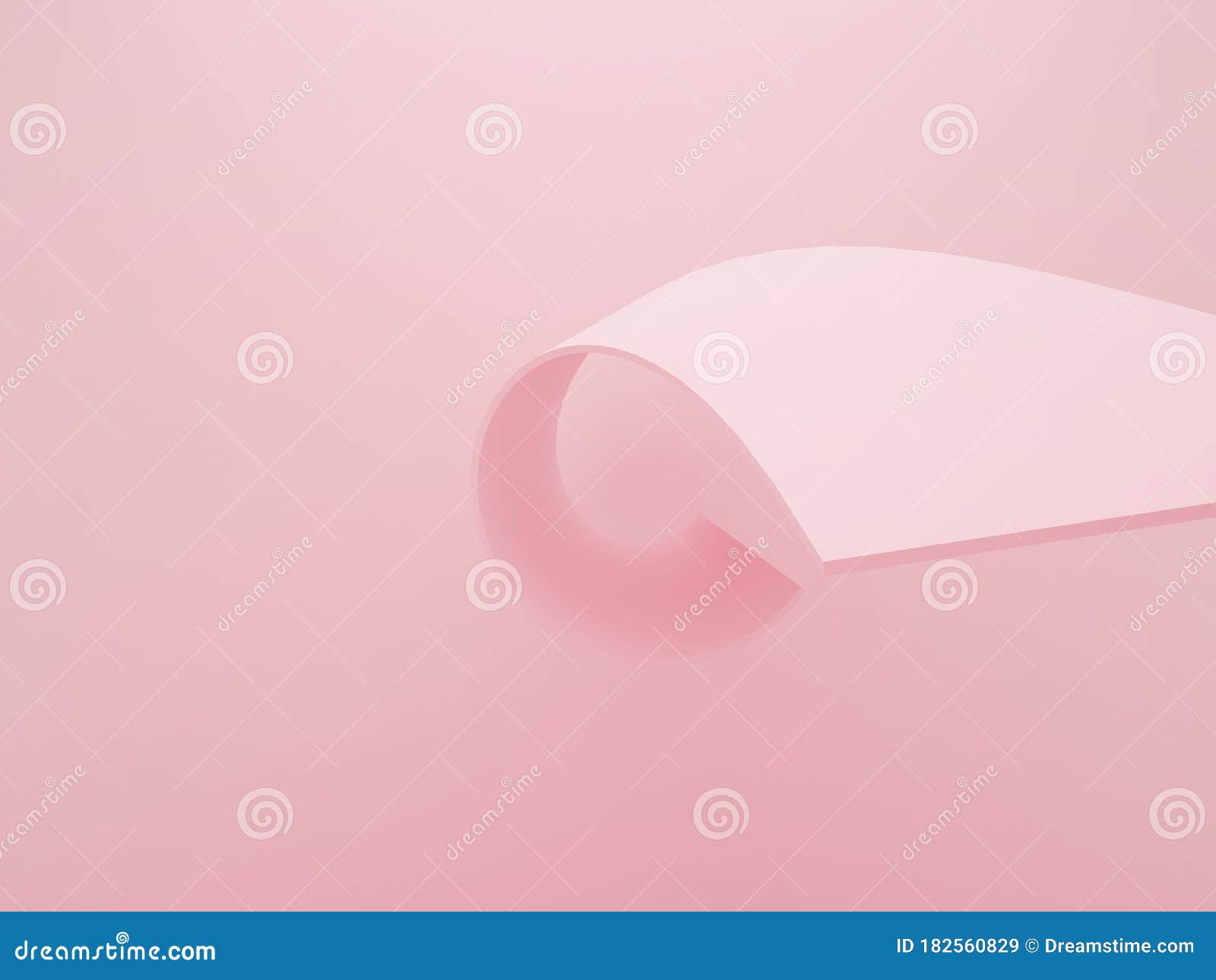 Freeform Shape in Pink Background Stock Illustration - Illustration of ...