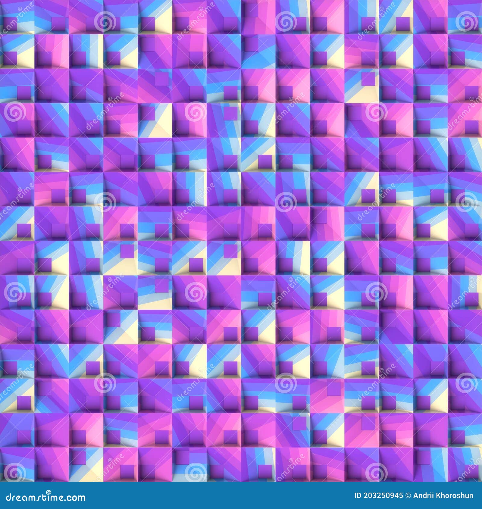 3d Rendering Modern Design. Multi Colored Background. Trendy Design ...