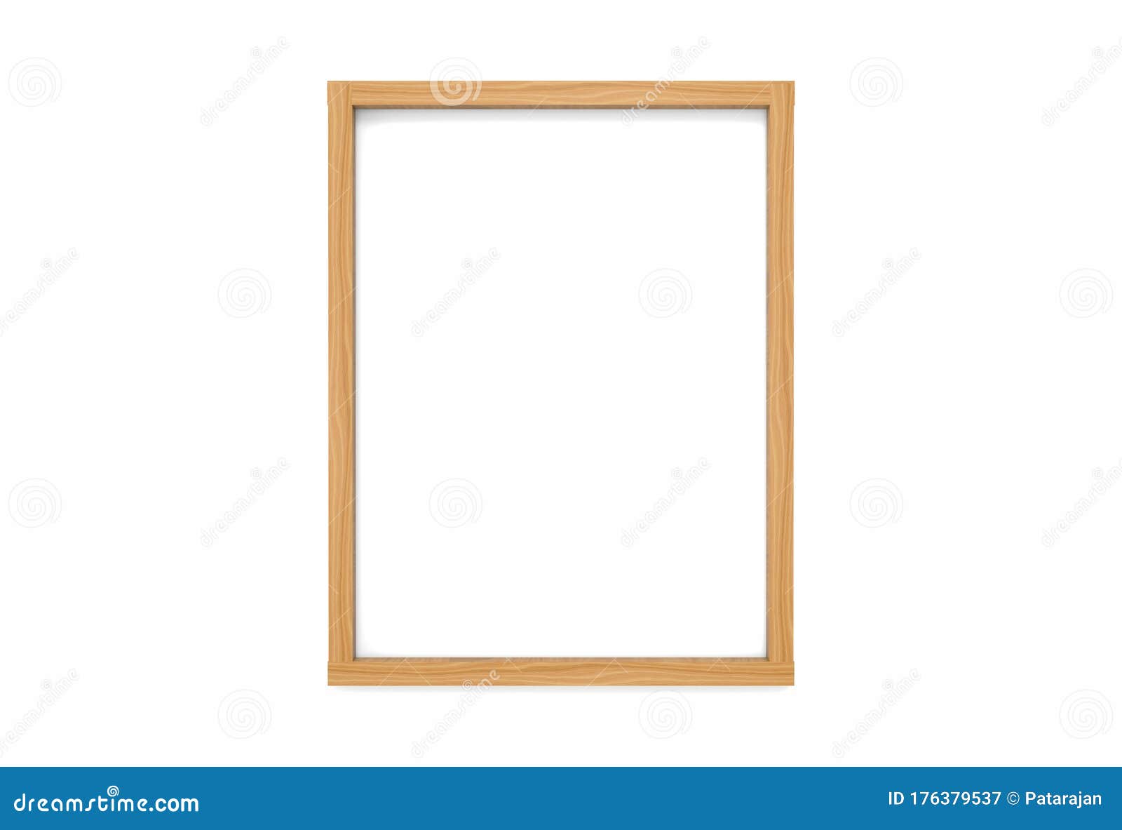 3d Rendering. Modern Empty Simple Vertical Classic Style Wood Picture ...