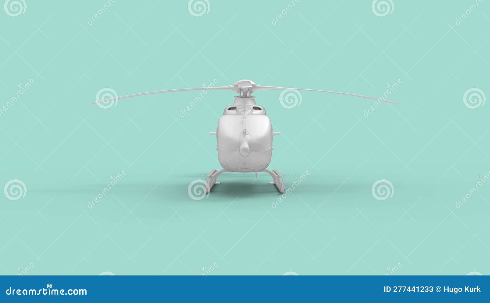 3D Rendering of a Modern Helicopter Isolated in Empty Space Background ...