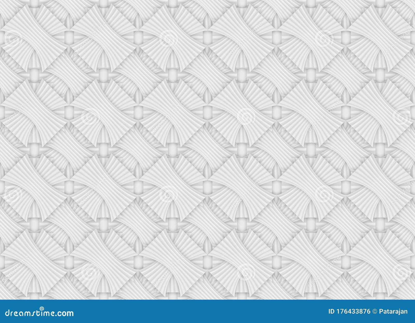 3d Rendering. Modern Seamless Gray Art Pattern Design Fabric Wall ...