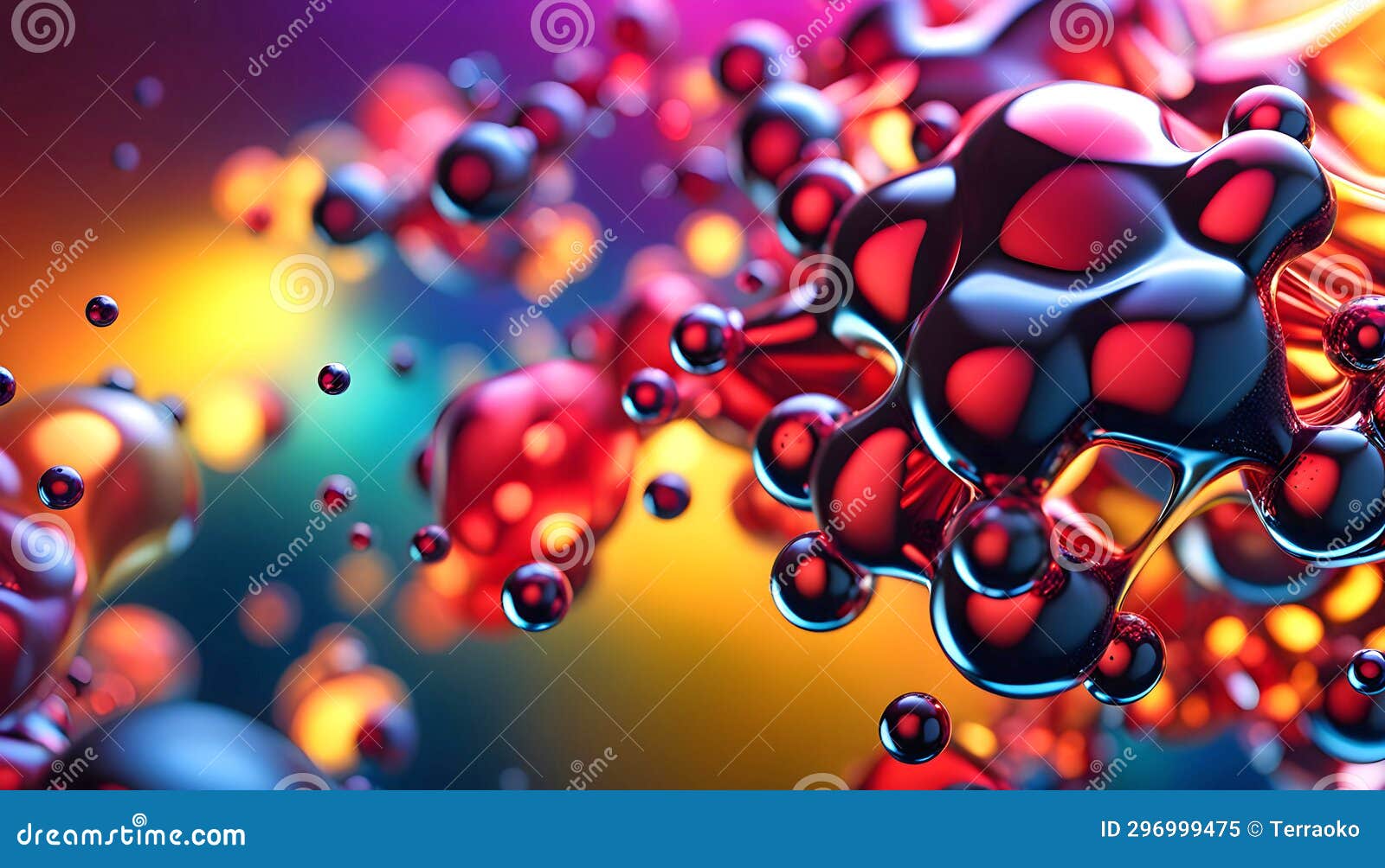 3D Rendering of Molecular Compounds, Scientific and Molecular Research ...