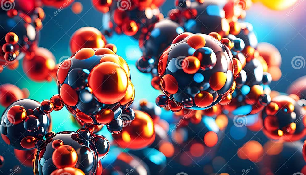 3D Rendering of Molecular Compounds, Scientific and Molecular Research ...