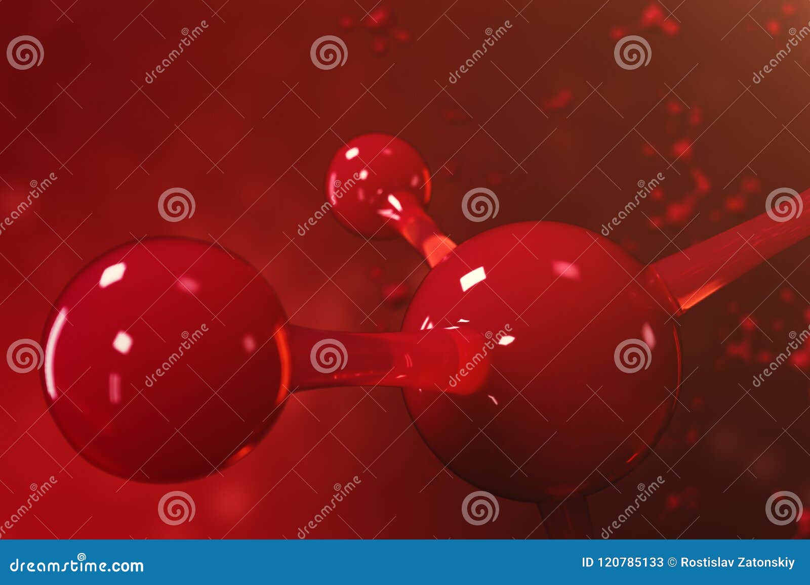 3D Rendering Molecules. Atoms Bacgkround. Medical Background For Banner ...