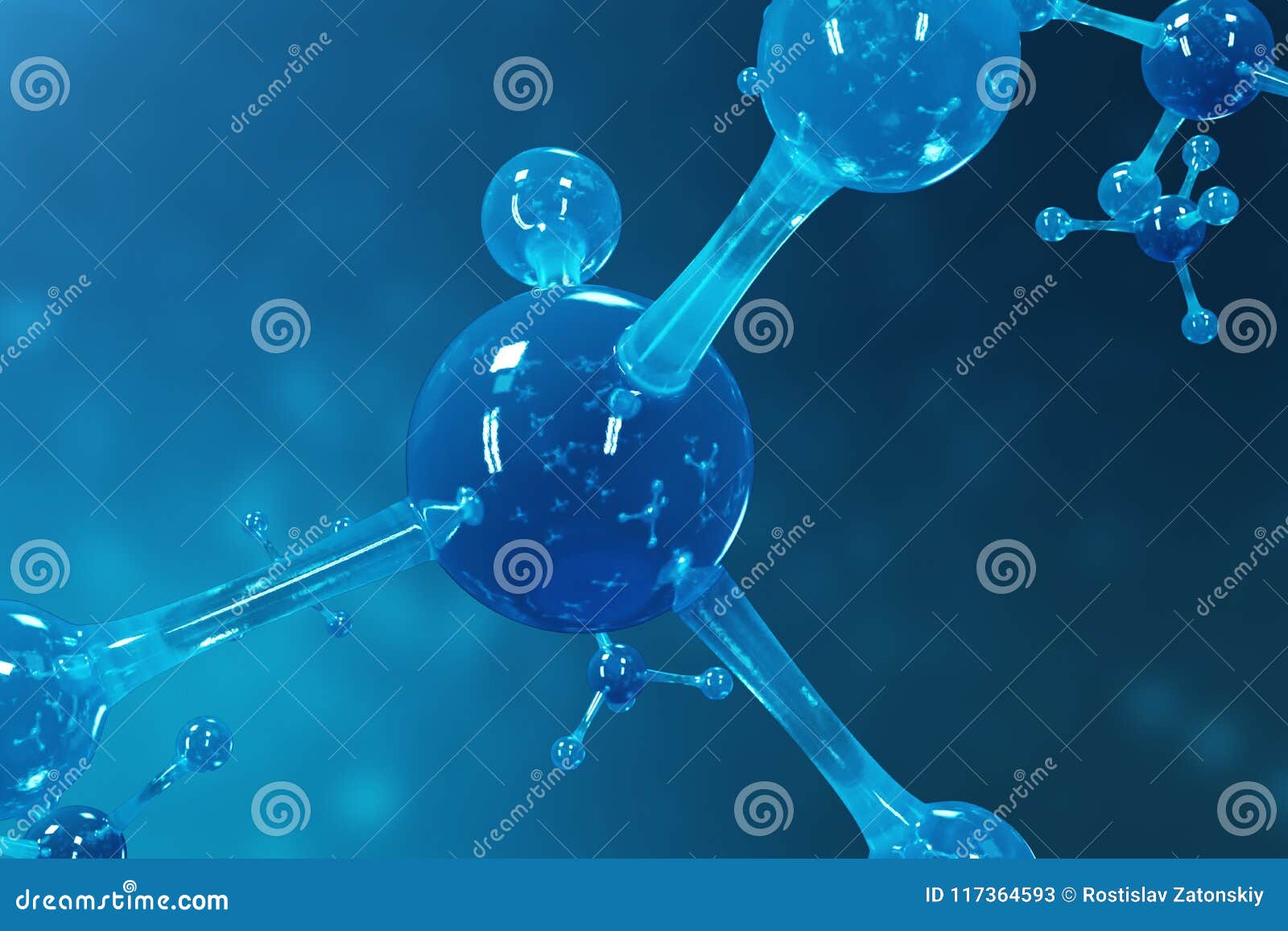 3D Rendering Molecules. Atoms Bacgkround. Medical Background for Banner ...