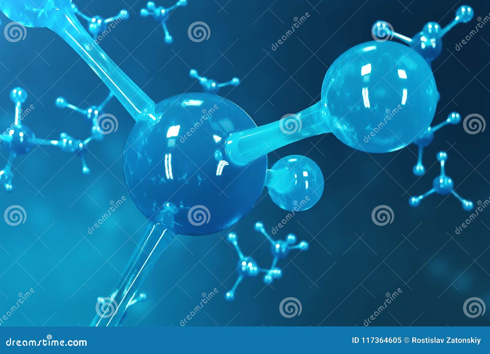 3D Rendering Molecules. Atoms Bacgkround. Medical Background for Banner ...