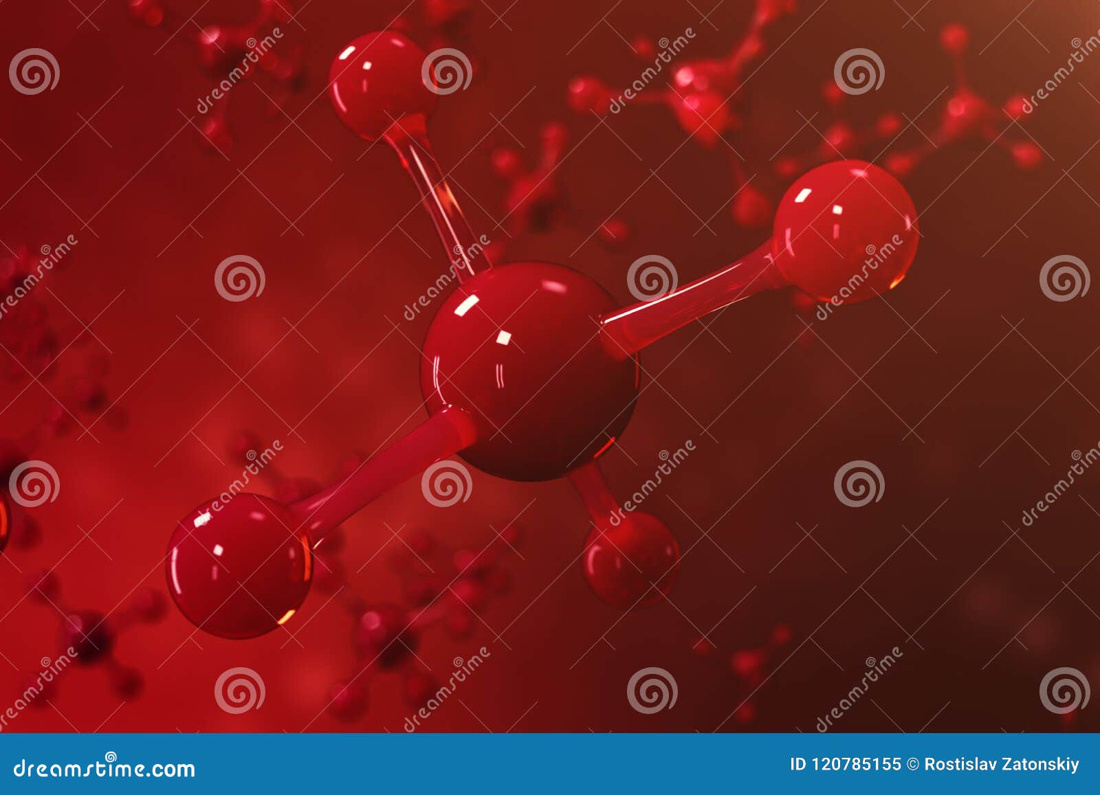 3D Rendering Molecules. Atoms Bacgkround. Medical Background For Banner ...