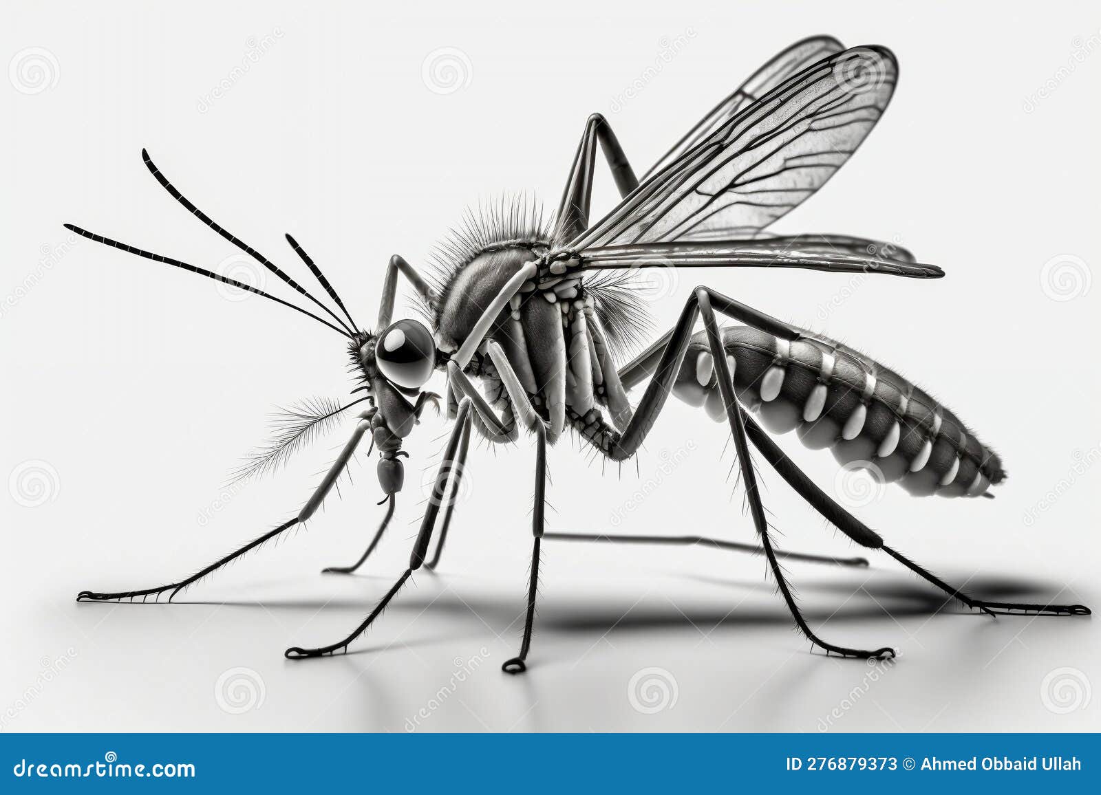 3d Rendering of Mosquitos Isolated on Transparent Background ...