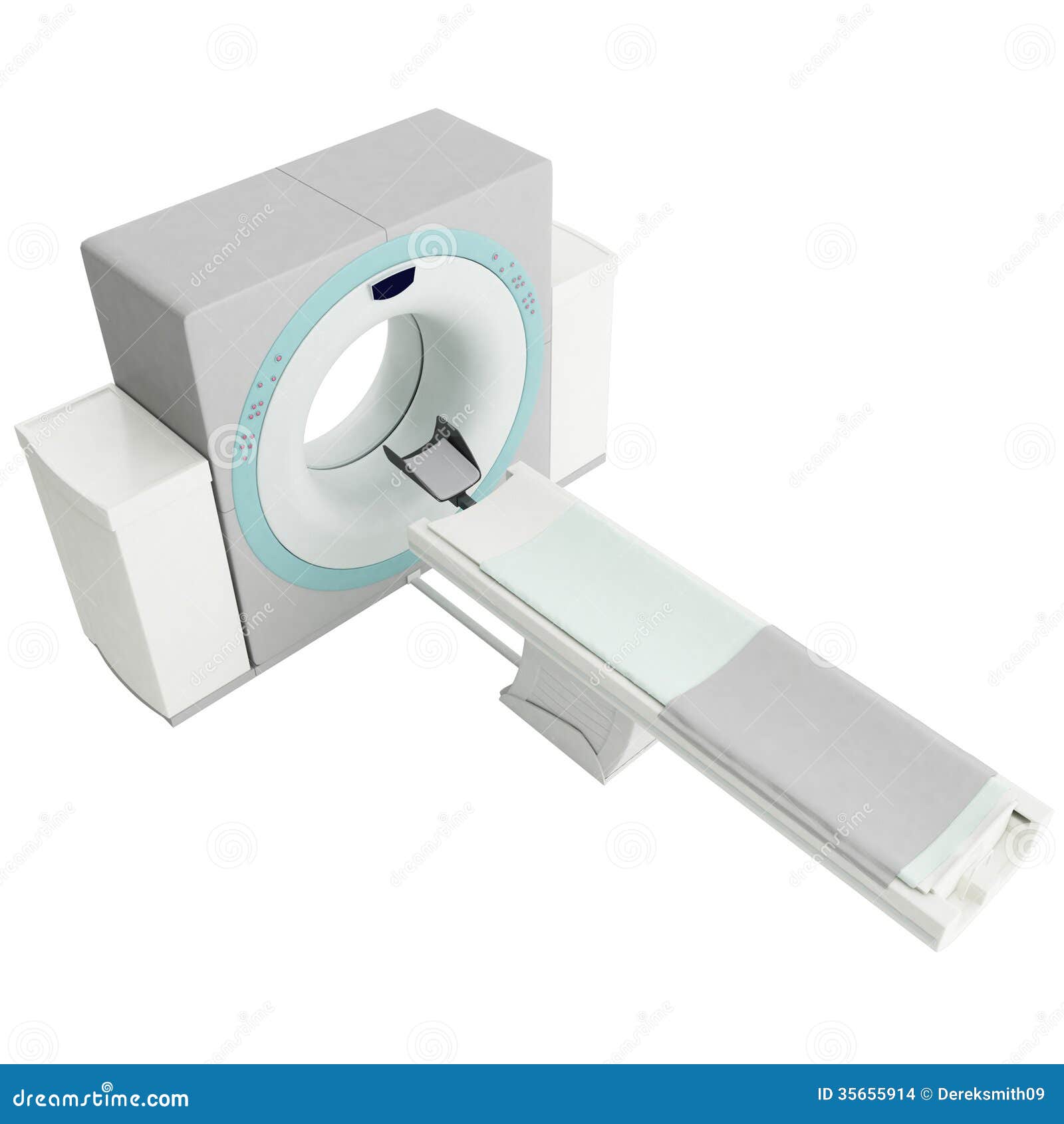 3d Rendering of a MRI Machine Stock Illustration - Illustration of ...