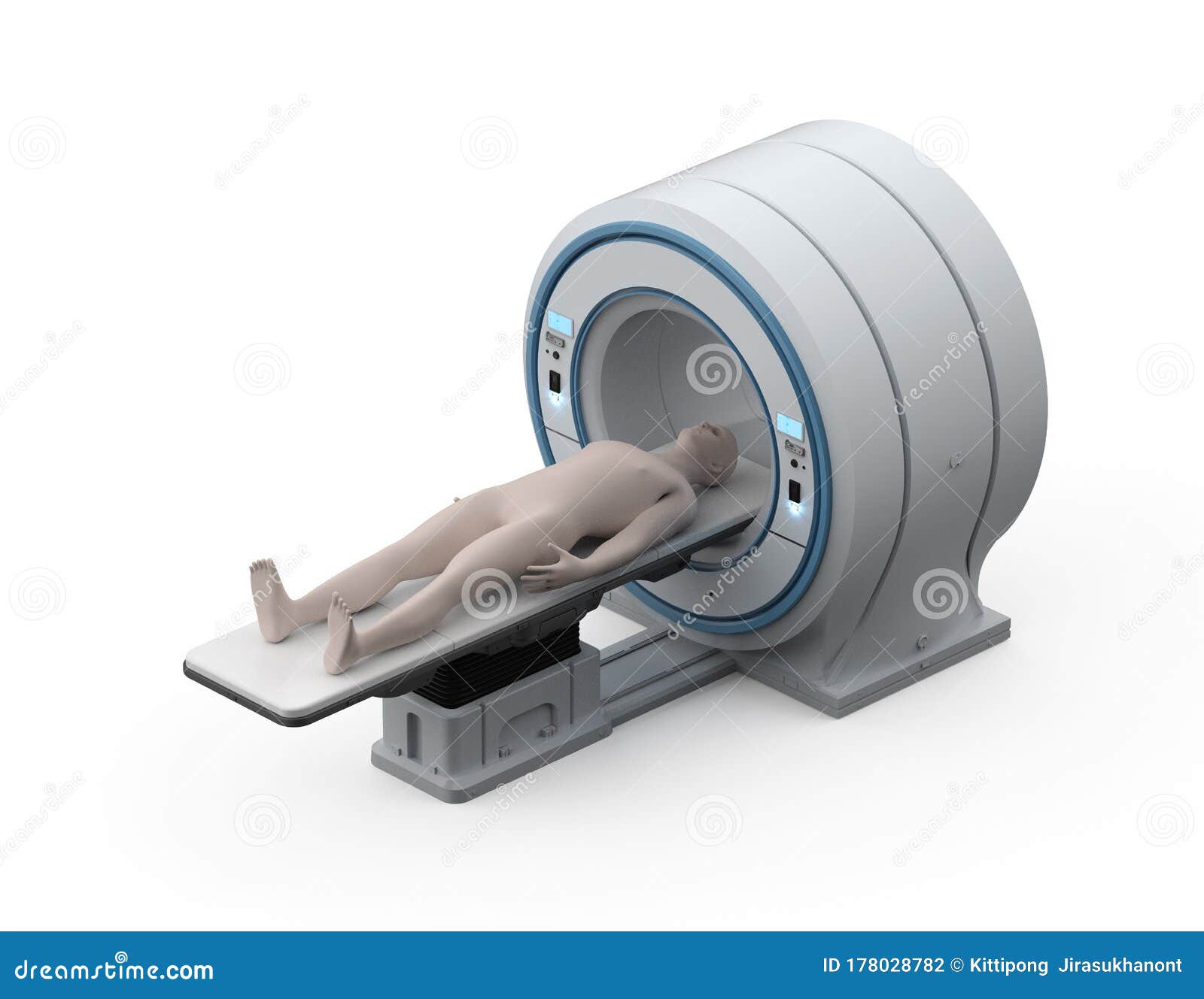 MRI scan machine stock illustration. Illustration of medical - 178028782