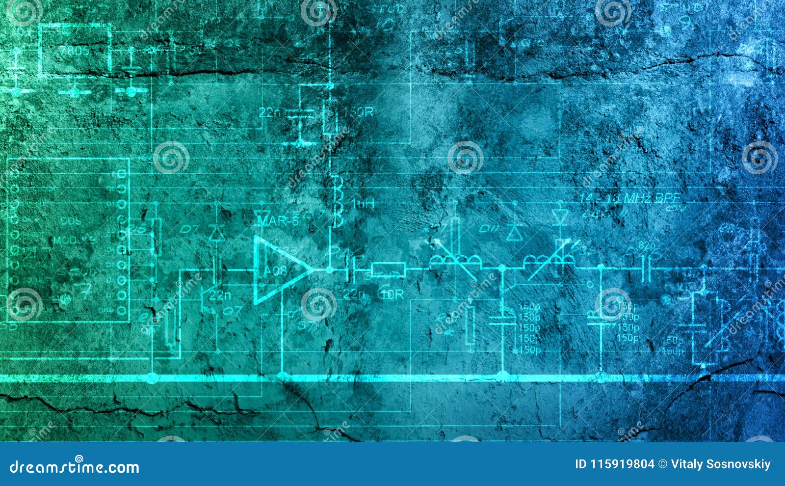 3D Rendering of a Multilayer Color Texture for a Background Base Stock ...