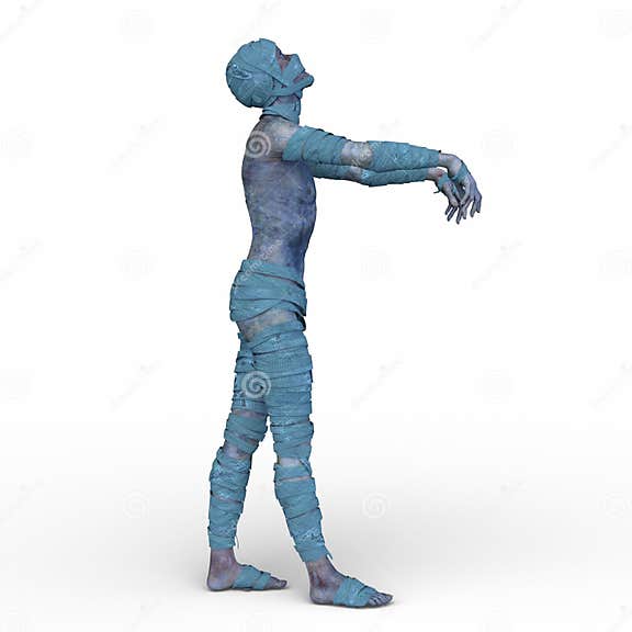 3D Rendering of a Mummy Man Stock Illustration - Illustration of mummy ...