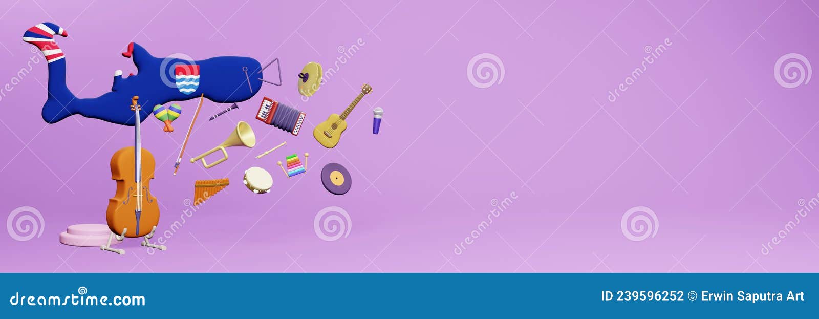 3d Rendering of Musical Instrument Usage and Interest in Cayman Island ...