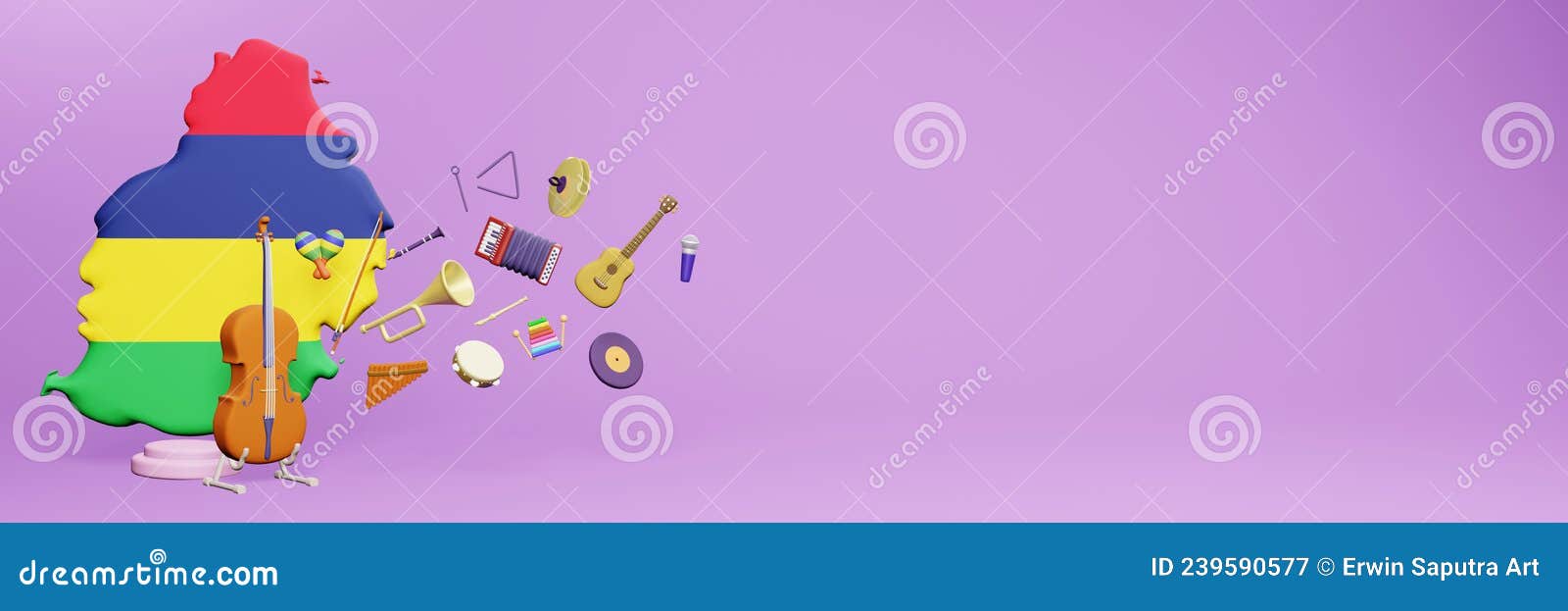 3d Rendering of Musical Instrument Usage and Interest in Mauritius ...
