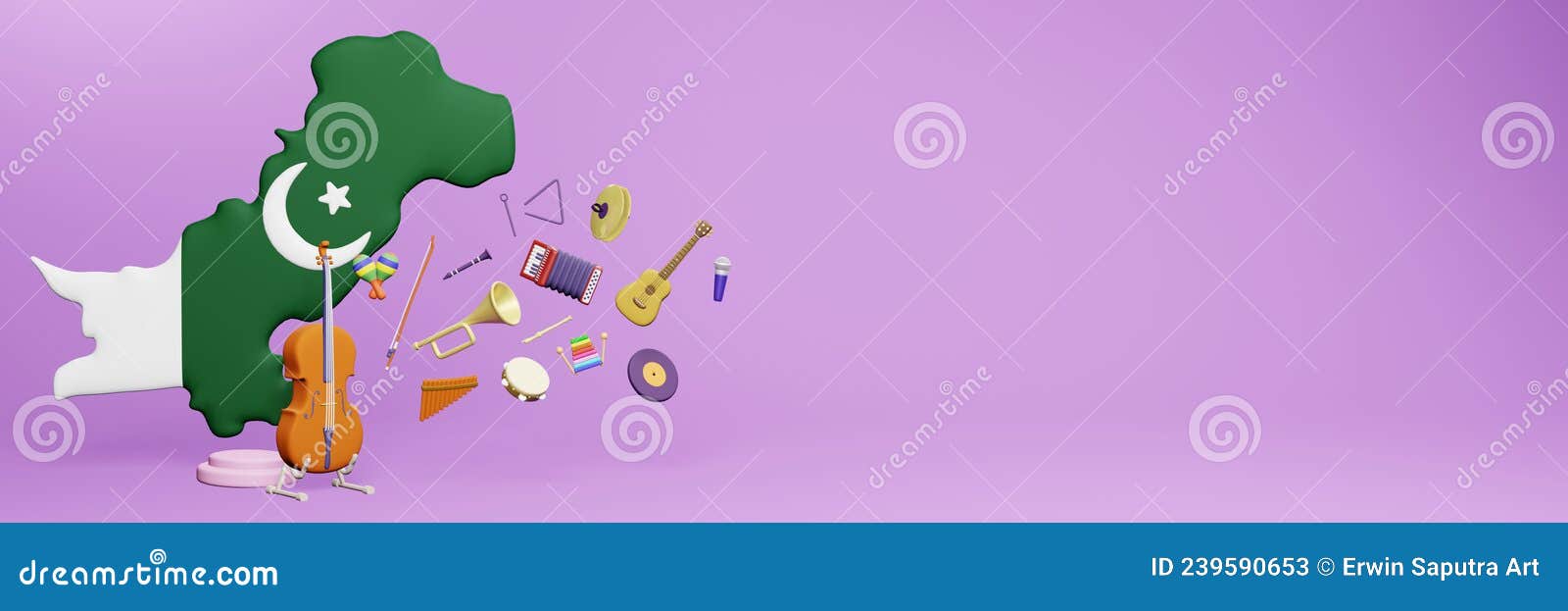 3d Rendering of Musical Instrument Usage and Interest in Pakistan Stock ...