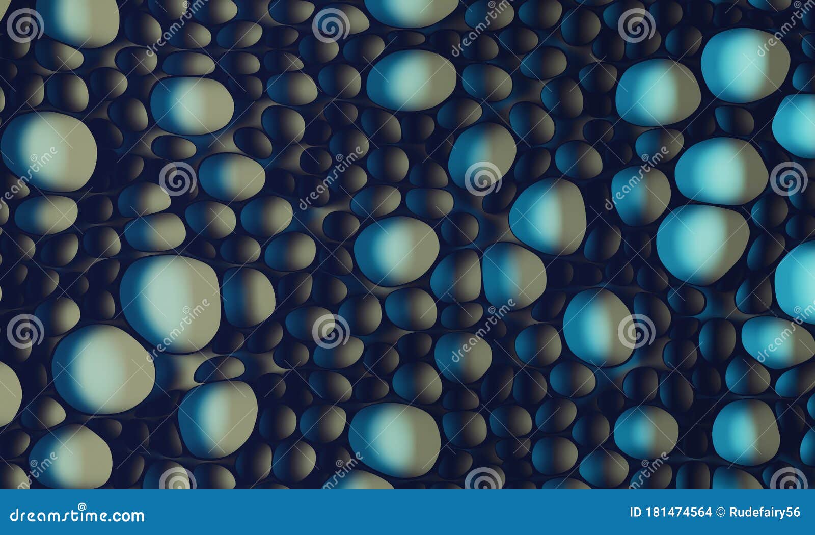 3d Rendering Natural Biology Cell Lattice Pattern Stock Illustration ...