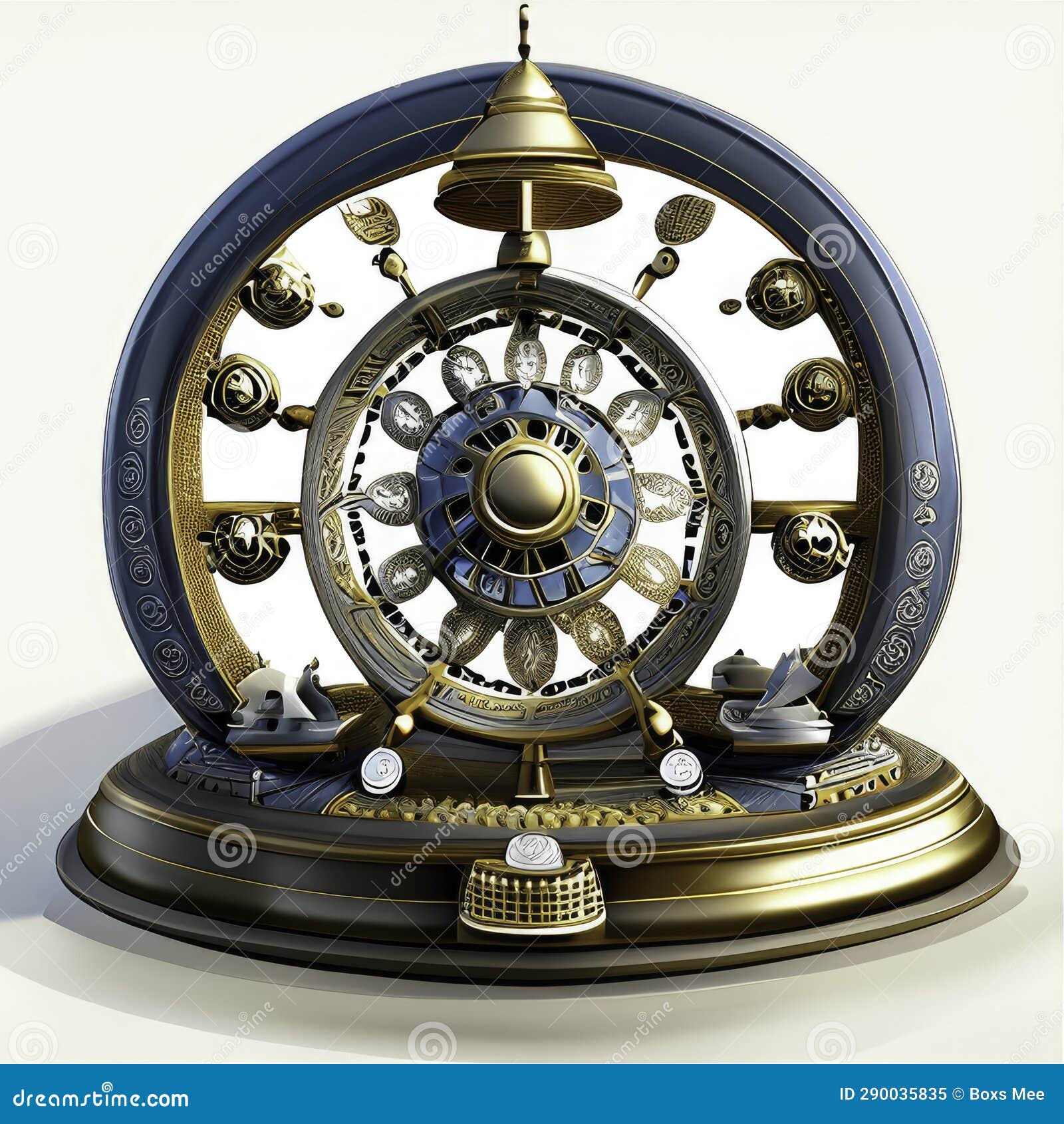3d Rendering of a Nautical Compass Isolated on a White Background AI ...