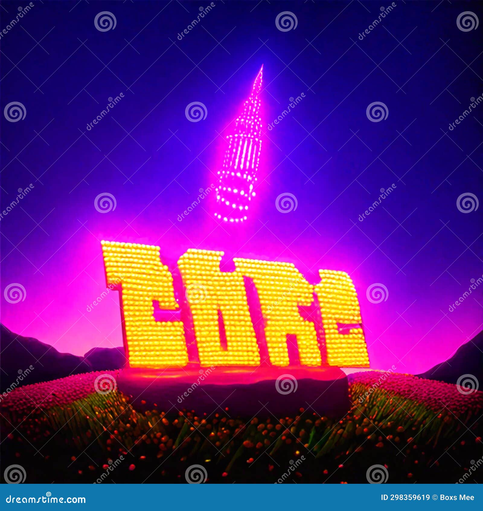 Word Fire On Black Background In Red, Fiery Letters Royalty-Free Stock ...