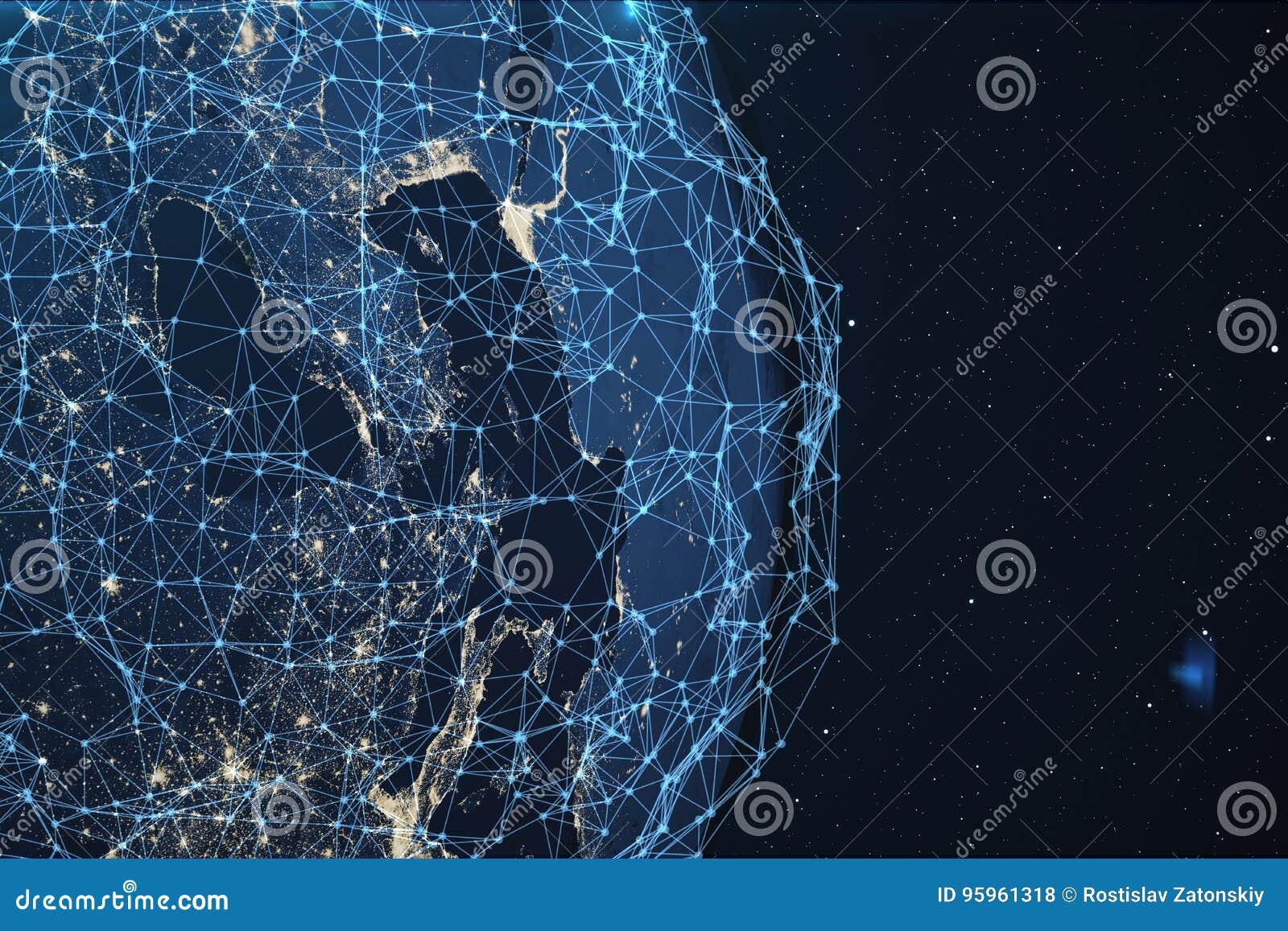 3D Rendering Network and Data Exchange Over Planet Earth in Space ...