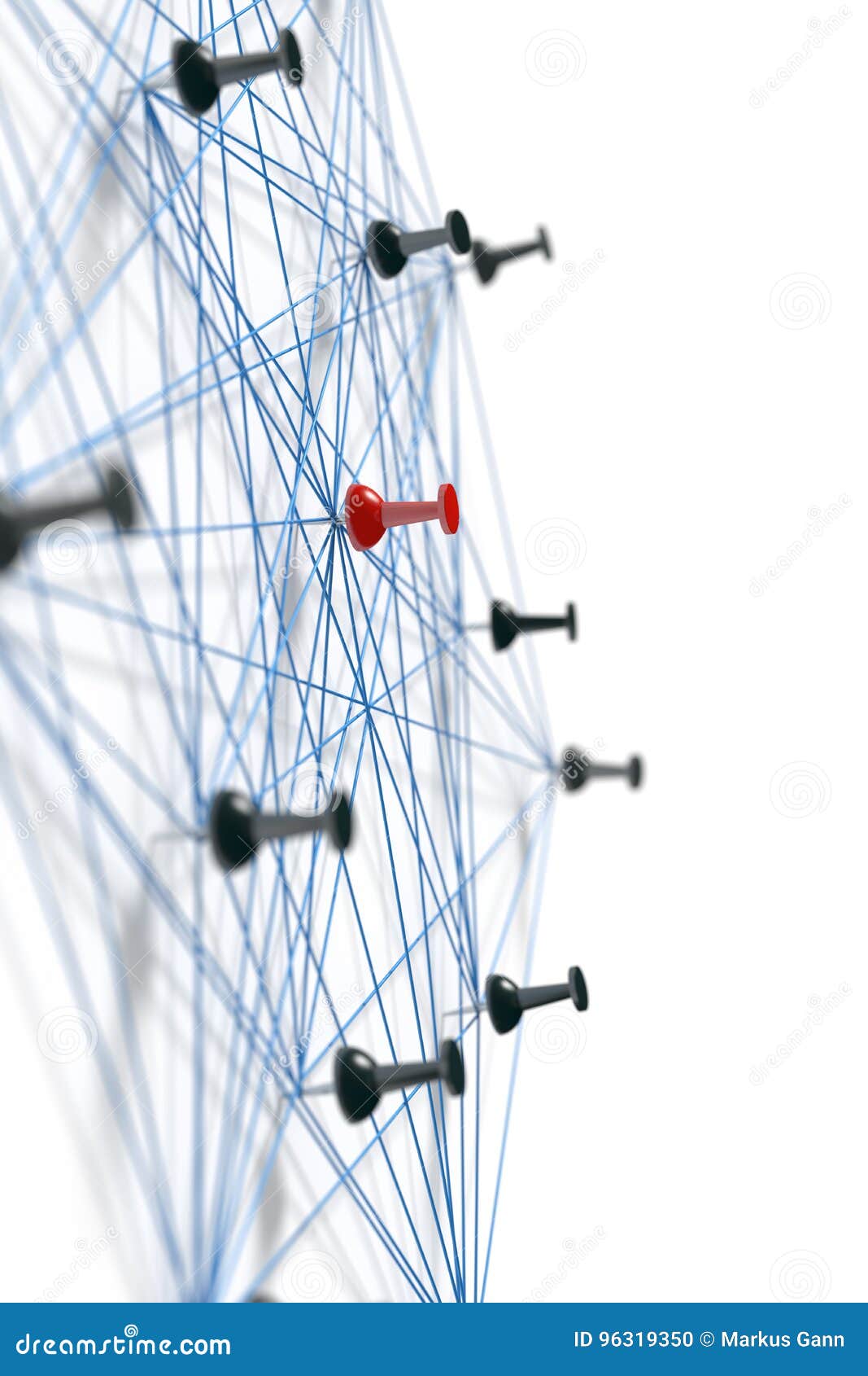 Network with pins stock illustration. Illustration of motion - 96319350