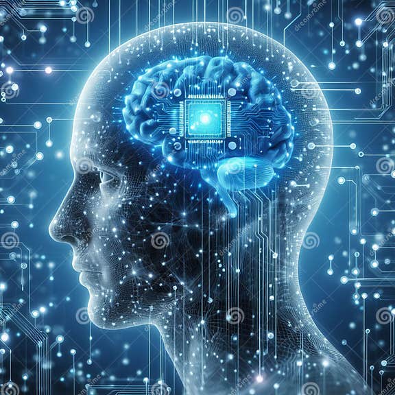 3D Rendering of Neural Connections of a Human Brain with an Embedded ...