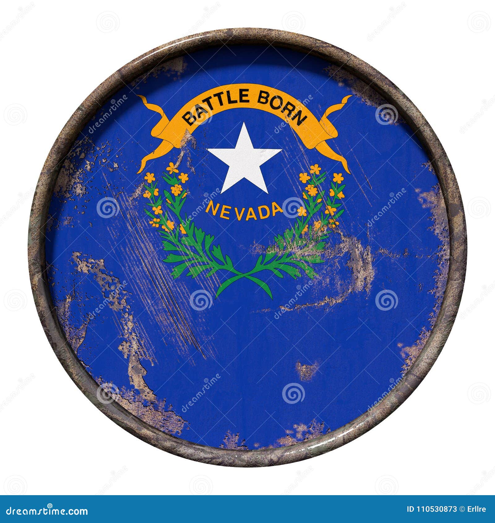 Old Nevada flag stock illustration. Illustration of minnesotan - 110530873