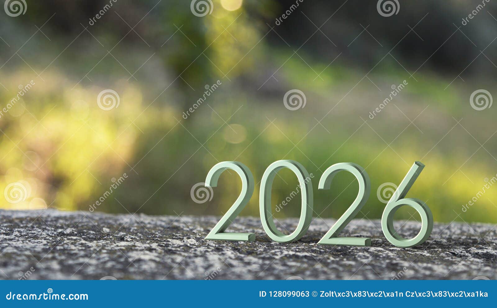 2026 3d rendering. stock illustration. Illustration of future - 128099063