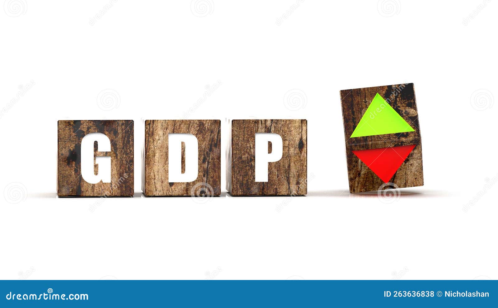 3d Rendering of Nice Dice with the Wording GPD Stock Illustration ...