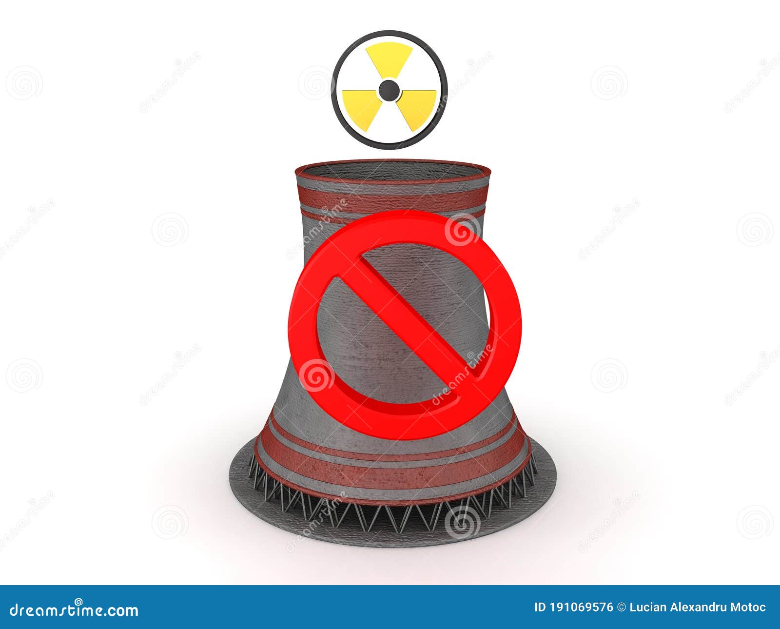 Radium, 3D Rendering Of Symbols Of The Elements Of The Periodic Table ...