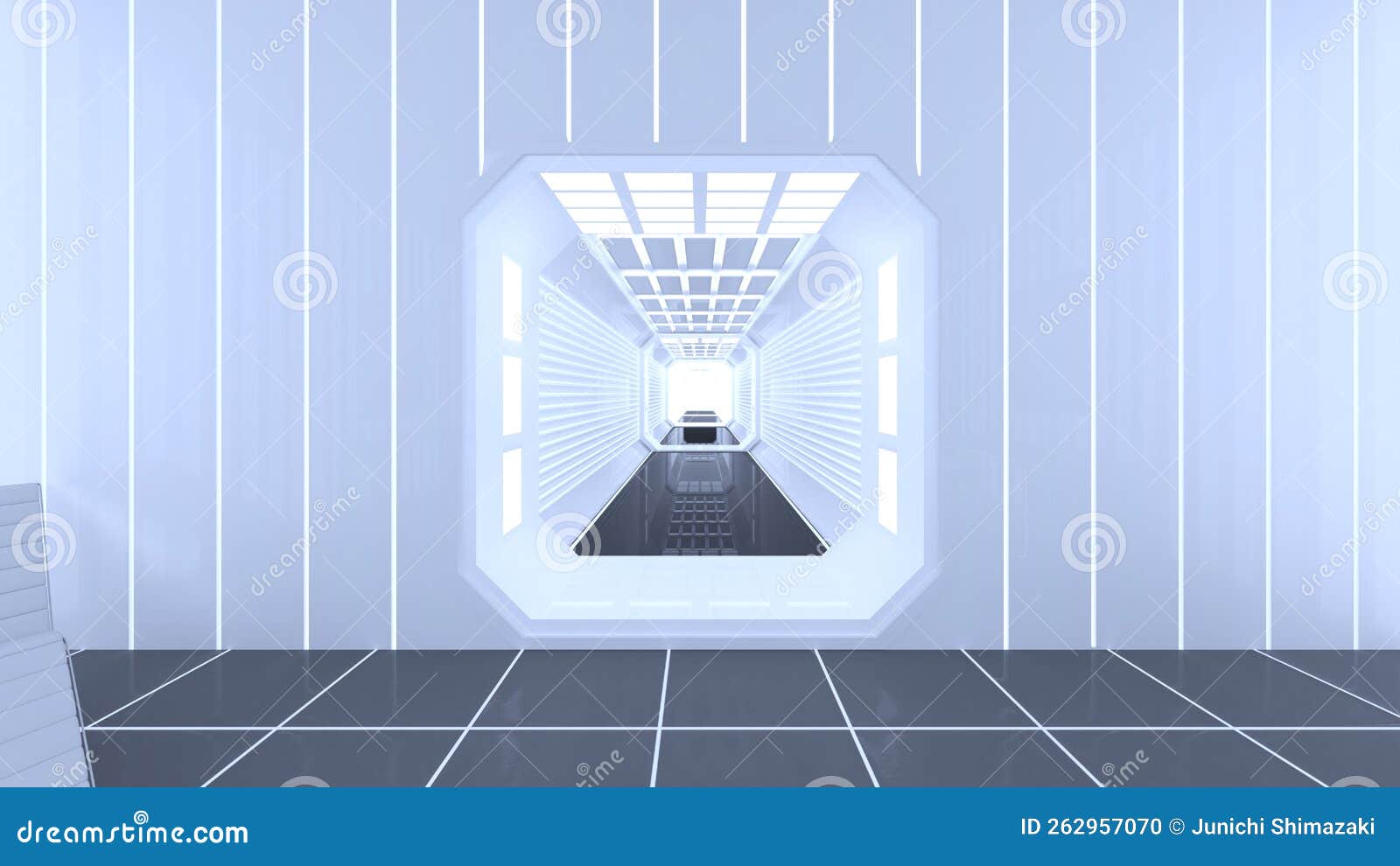 3D Rendering of the Observation Room Stock Illustration - Illustration ...
