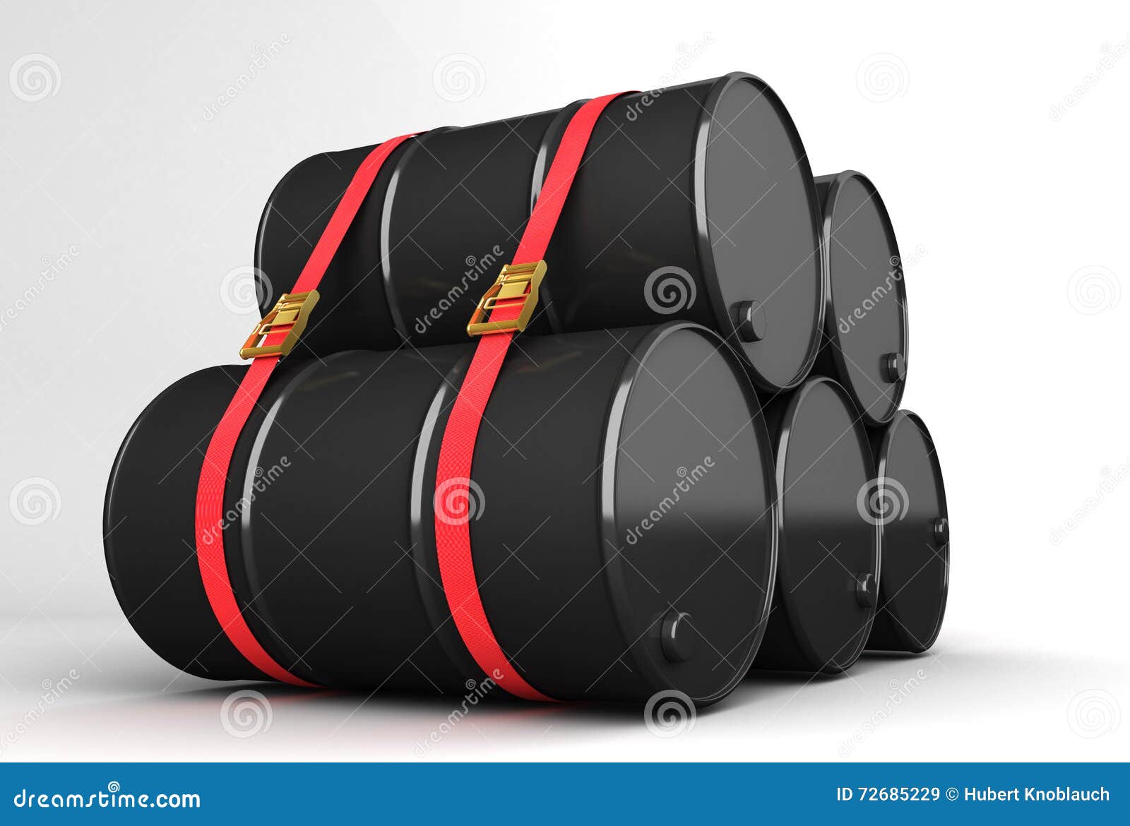 3D Rendering of Oil Barrel for Dsipatch Stock Illustration ...