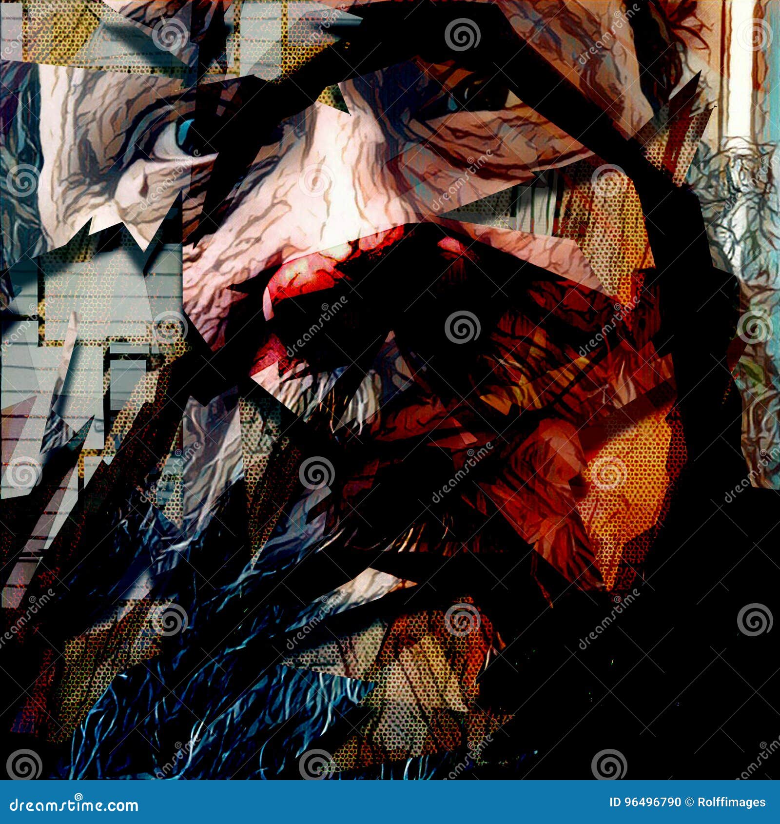 Viking Healer With A Drinking Horn Royalty-Free Stock Image ...