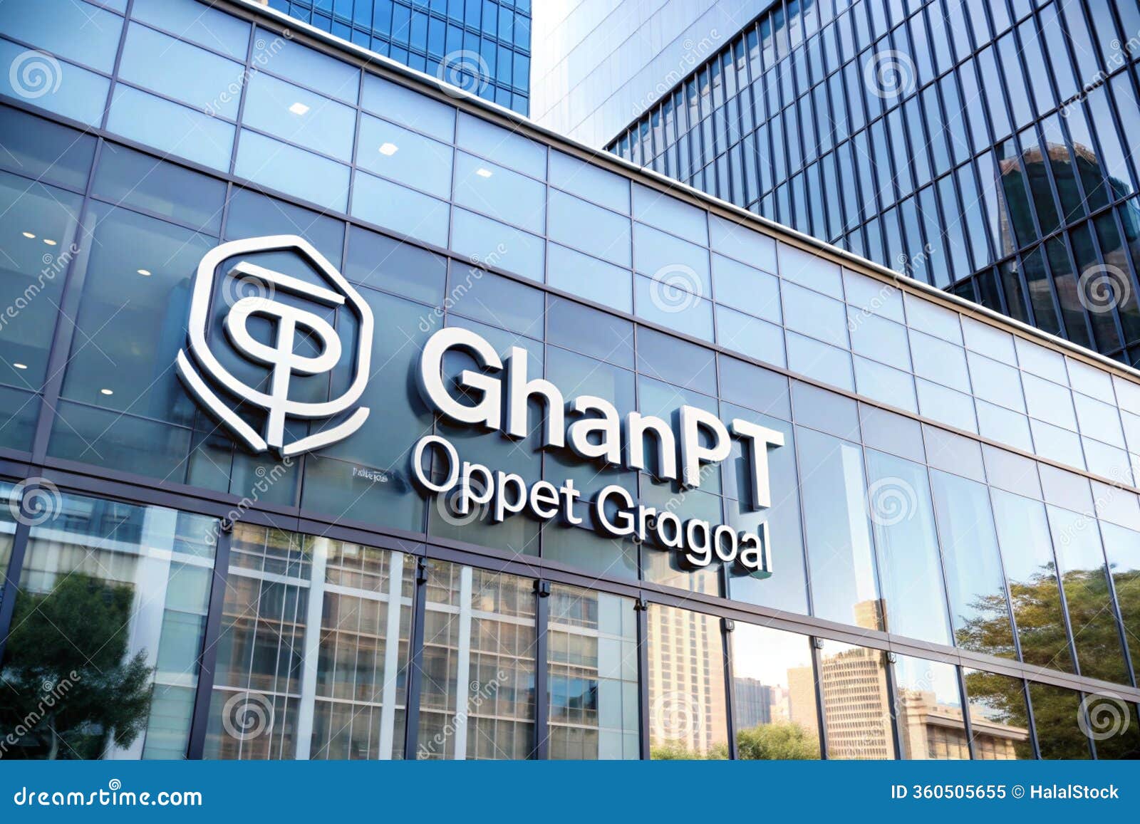 OpenAI Headquarters: Concept Of A Futuristic AI Company Building Stock ... OpenAI Headquarters: Concept Of A Futuristic AI Company Building Stock ...