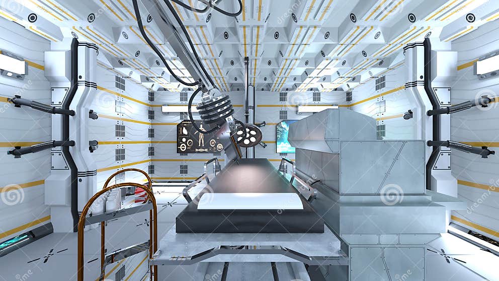 3D Rendering of the Operating Room Stock Illustration - Illustration of ...
