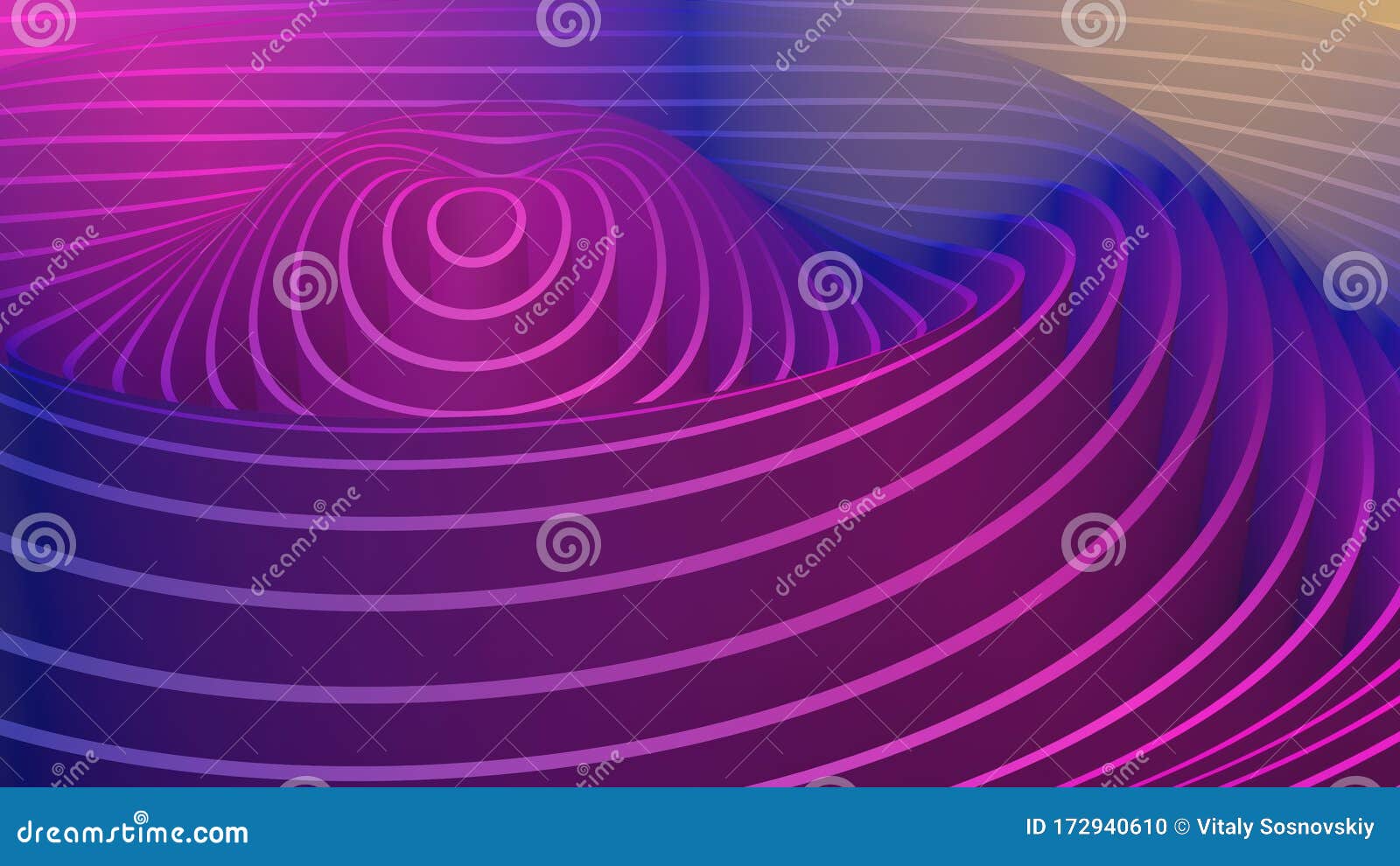 3D Rendering Oscillations and Ripples of Abstract Waves in Space ...
