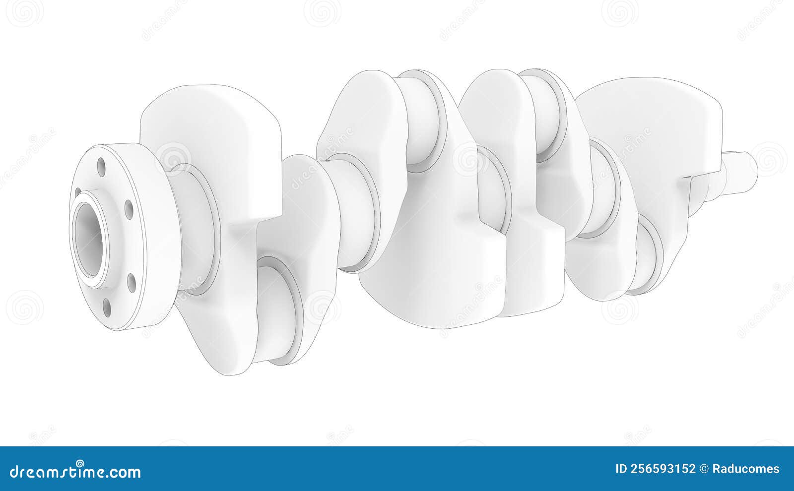 3D Rendering - Crank Shaft Finite Element Analysis Royalty-Free Cartoon ... 3D Rendering - Crank Shaft Finite Element Analysis Royalty-Free Cartoon ...