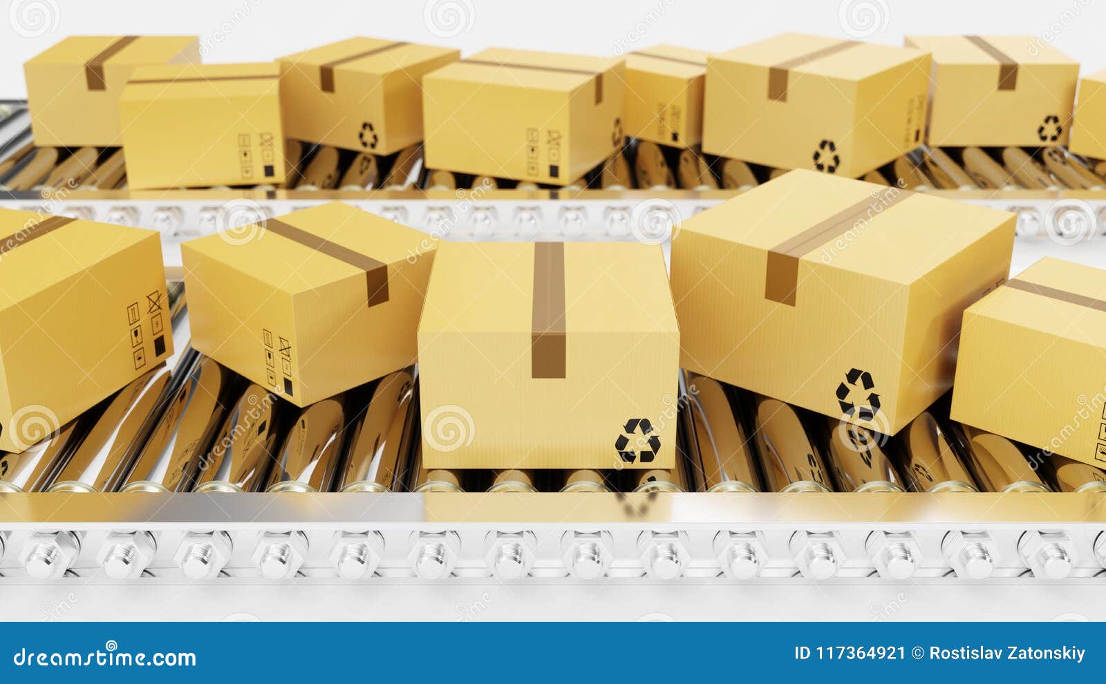 3D Rendering Packages Delivery, Packaging Service and Parcels ...