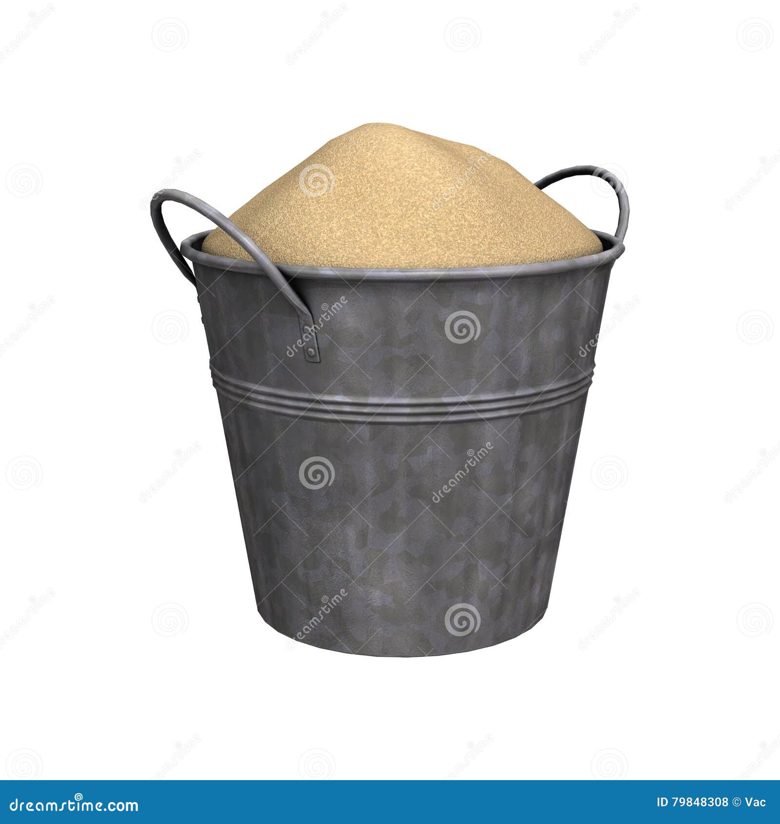 Pail With Sand, Shovel And Rake For A Sandbox. Beach Toys Cartoon ... Pail With Sand, Shovel And Rake For A Sandbox. Beach Toys Cartoon ...