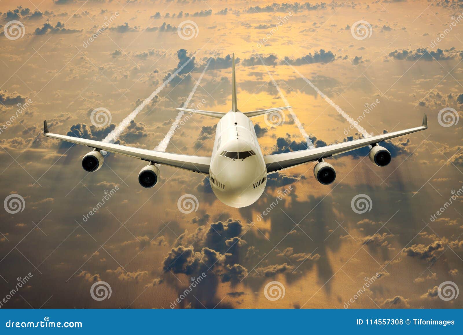 Contrail Plane Rendering Stock Photos - Free & Royalty-Free Stock ...