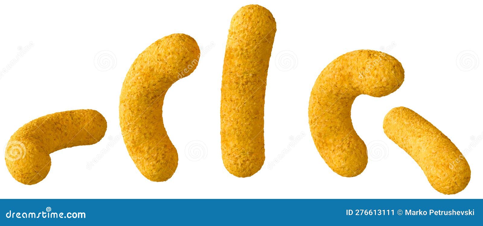 Corn Flips Isolated On White Background Stock Photography ...